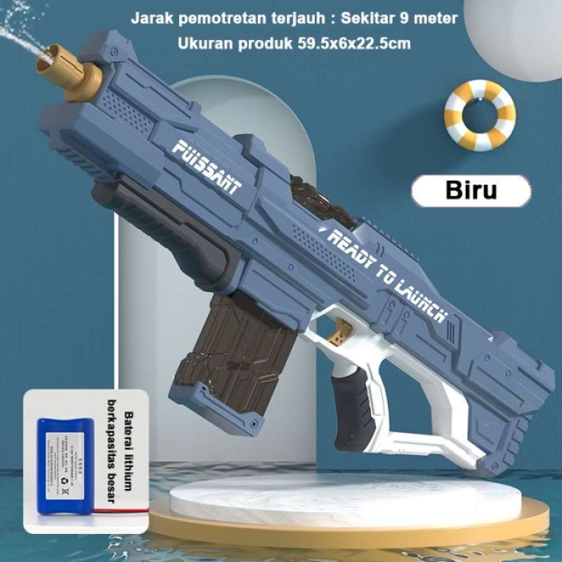 Promo Mainan Pistol Air Electric Water Gun Otomatis 600ml Alternative Z ...