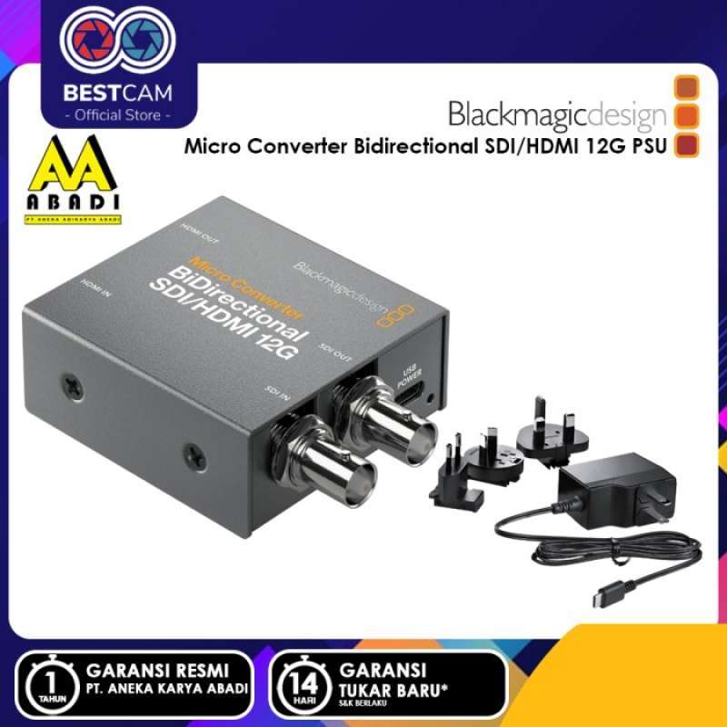 Promo Blackmagic Design Micro Converter Bidirectional Sdi/Hdmi 12G With ...