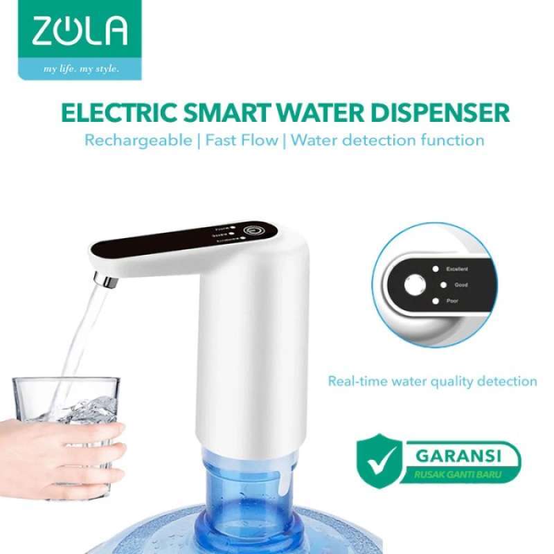 Promo Zola Tds Automatic Water Pump With Usb / Pompa Galon Air Otomatis Diskon 27% di Seller ...