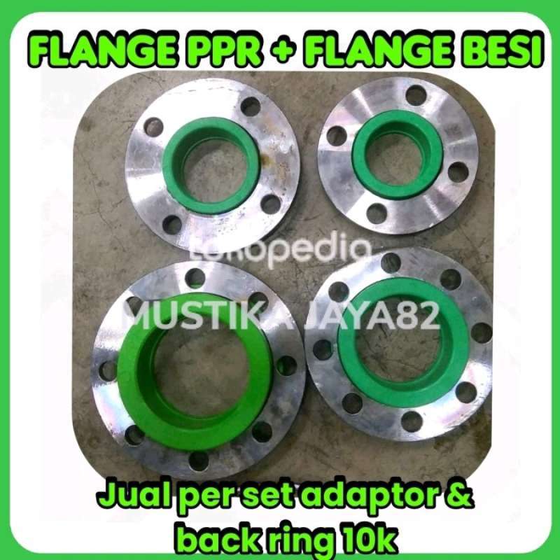 Promo flange ppr+flange besi 10k adaptor ppr 75mm 2 1/2 inch Diskon 23% di Seller Waroka Store ...