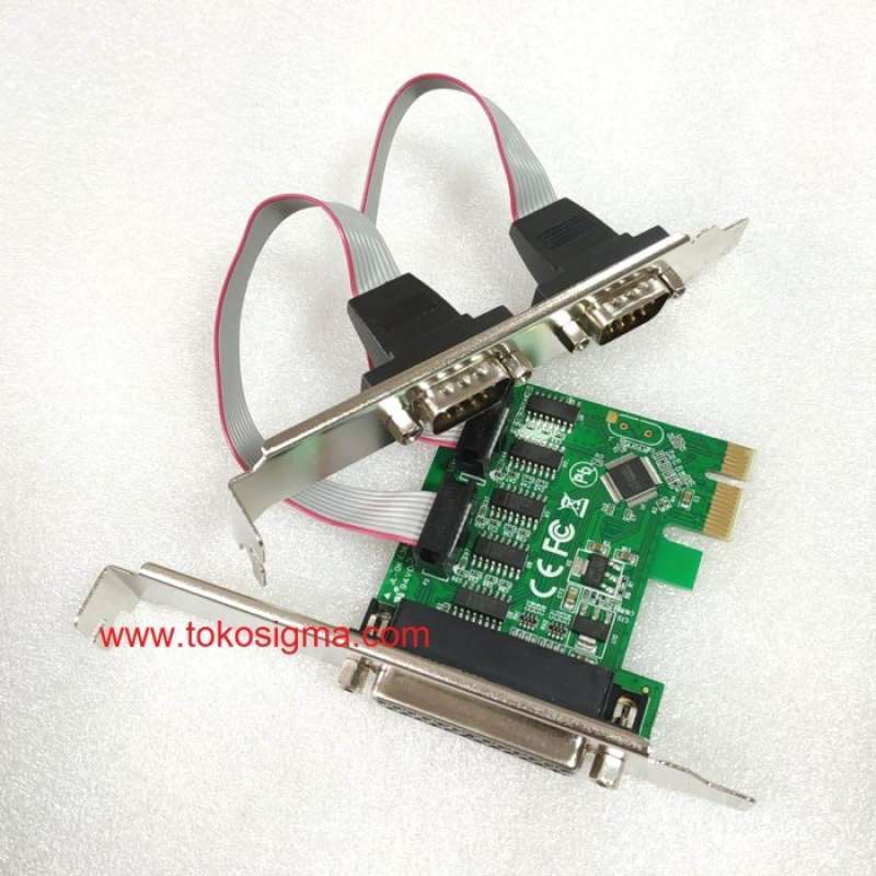Jual PCI Express PCIE 2 DB9 RS232 Serial 1 Parallel DB25 LPT BAFO BF-H805 di Seller Farere store ...