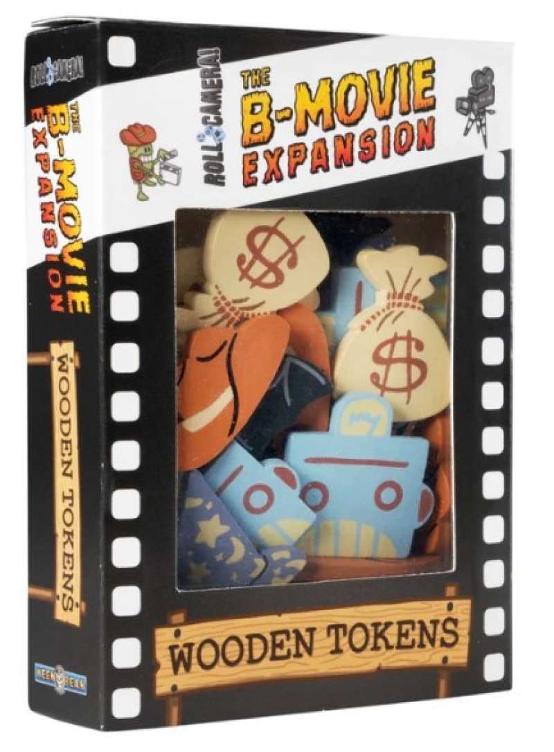 Promo Roll Camera!: The B-Movie Expansion – Wooden Tokens | Boardgame ... Promo Roll Camera!: The B-Movie Expansion – Wooden Tokens | Boardgame ...