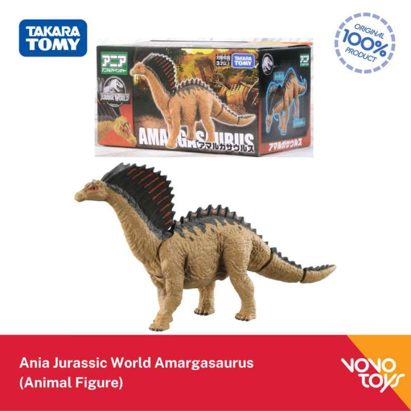 Jual Tomica Ania Jurassic World Amargasaurus Animal Figure Takara Tomy ...