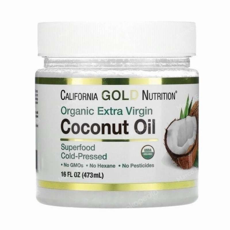 Jual California Gold Nutrition Organic Extra Virgin Coconut Oil 473ml ...