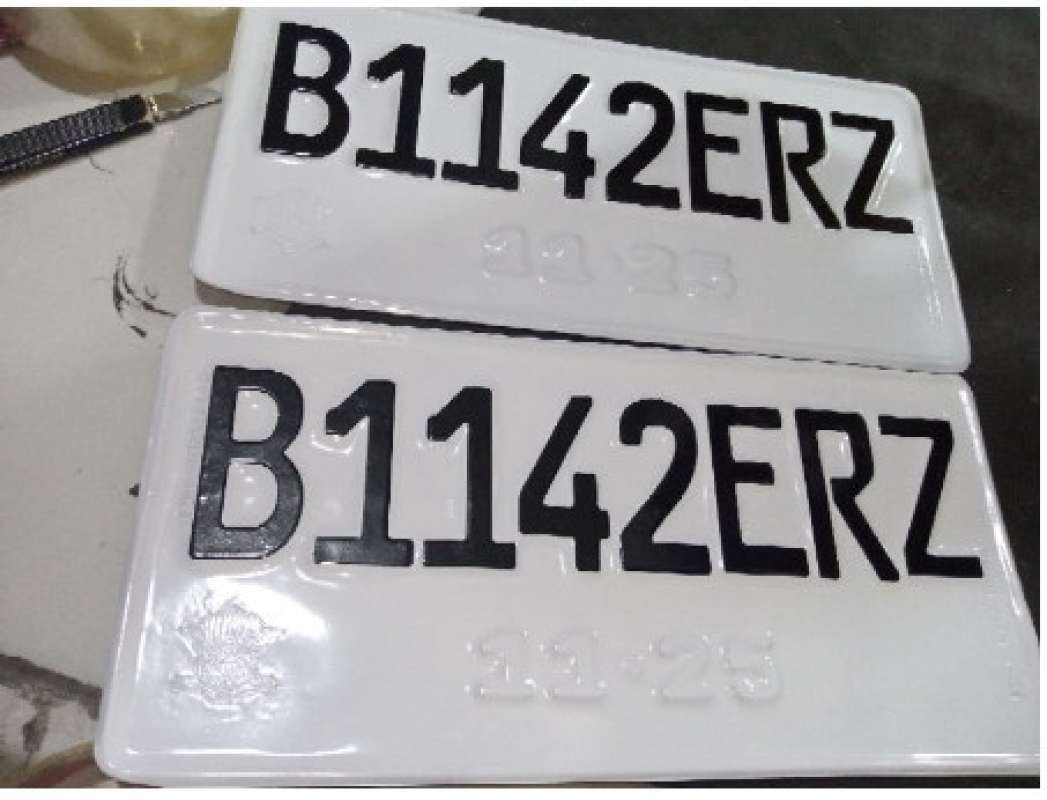 Promo Plat Nomor Mobil JDM Font Terbaru ukuran 16x33cm (satuan) Diskon ...