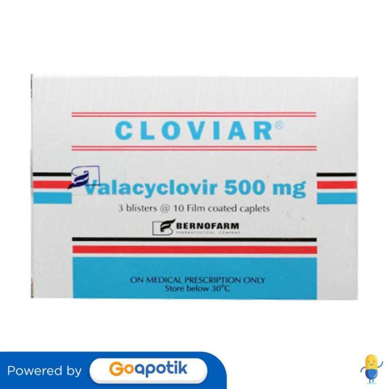 Jual Cloviar 500 Mg Box 30 Kaplet Di Seller Apotek Cellina 2 - Betro ...