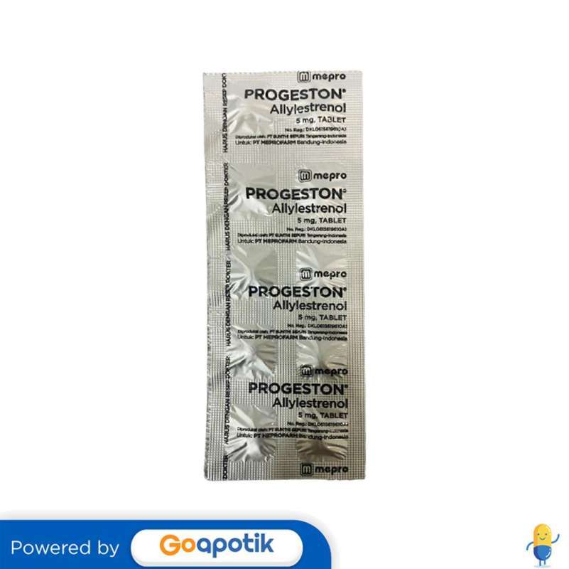 Jual PROGESTON 5 MG STRIP 10 TABLET di Seller Apotek Margasari ...