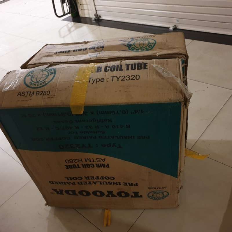 Promo pipa set toyoda 1/4 x 3/8 20mtr r410 r32 astm b280 Diskon 23% di Seller Indah Jaya Mandiri ...