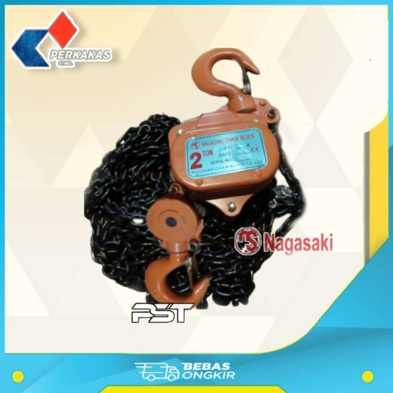 Promo Chain Block Nagasaki 2 Ton Manual - Takel Alat Angkut Made In ...