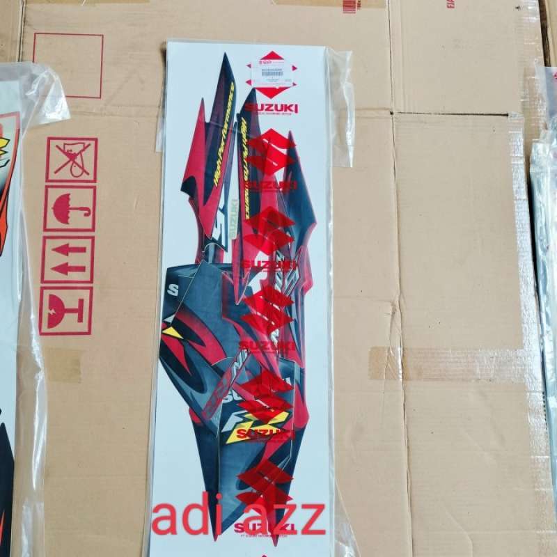 Promo Striping Stiker Lish Ful Body Hitam Shogun 125 Rr Fl Original ...
