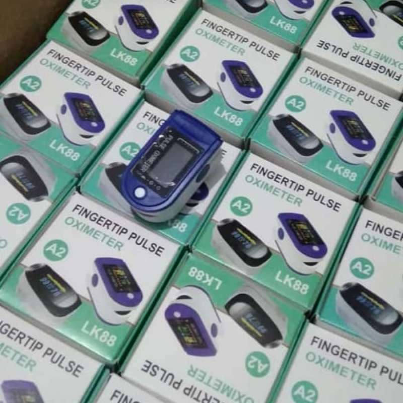 Promo Fingertip Pulse Oxymeter Alat Ukur Kadar Oxygen Darah Diskon 17% ...