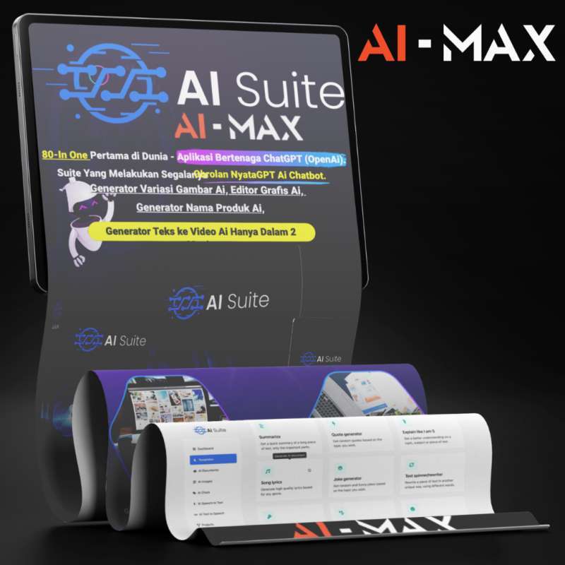 Jual Ai Suite Pro Unlimited : 80-in One Chatgpt4 App Di Seller Ai-max - Pengiriman Via Wa.me ...