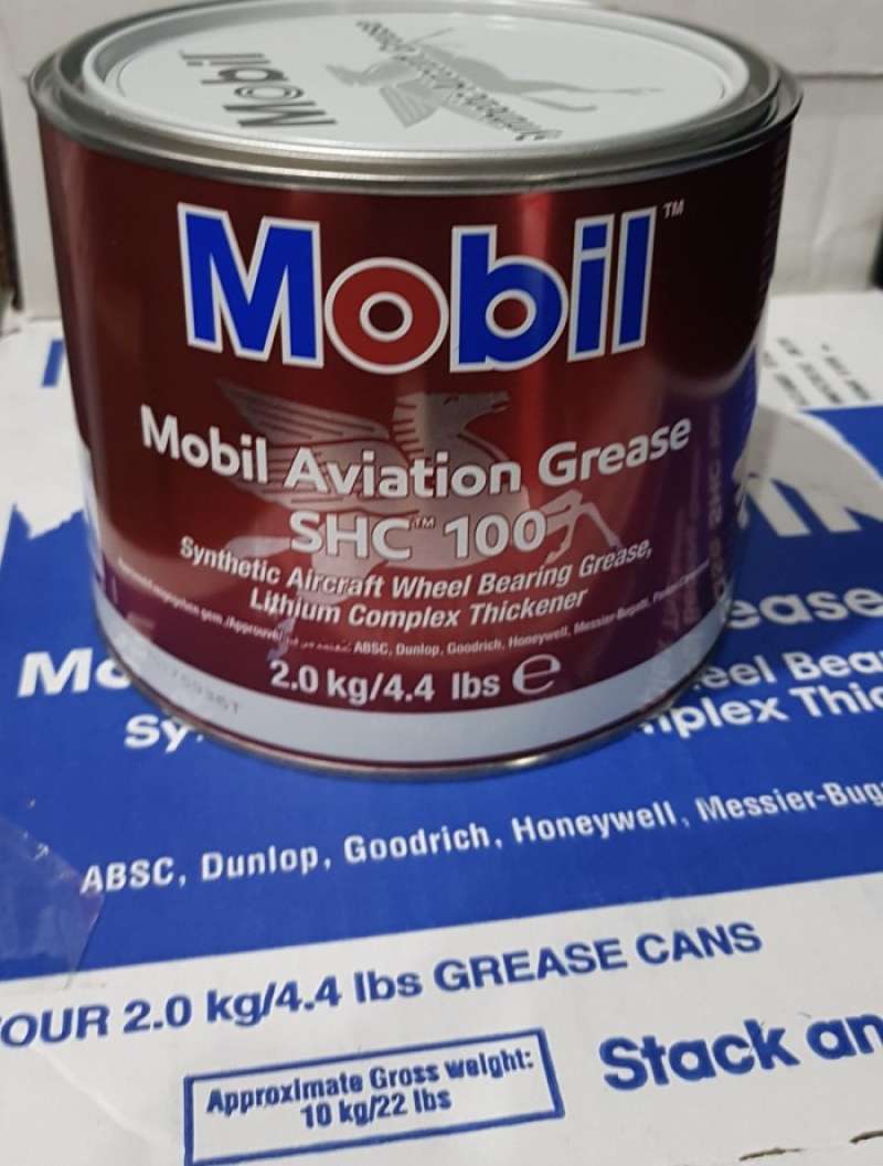 Promo Mobil Aviation Grease Shc 100 Aircraft Wheel Besring Grease (2Kg ...