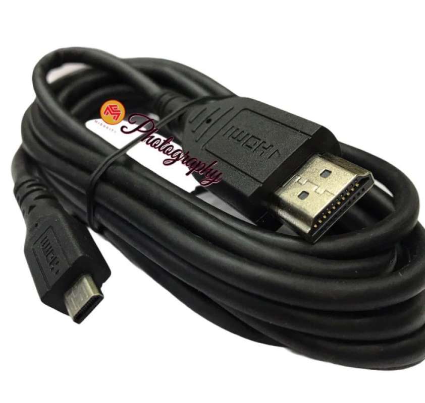 Promo Kabel Micro Hdmi To Hdmi Untuk Kamera Dan Handycam Serta Gadget ...