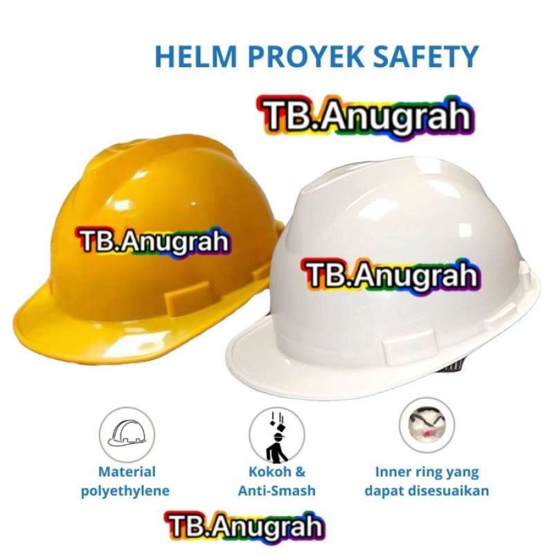 Jual Helm Proyek (include inner ring) / Safety Helmet Helm Safety di Seller Sentral Beli Beli ...
