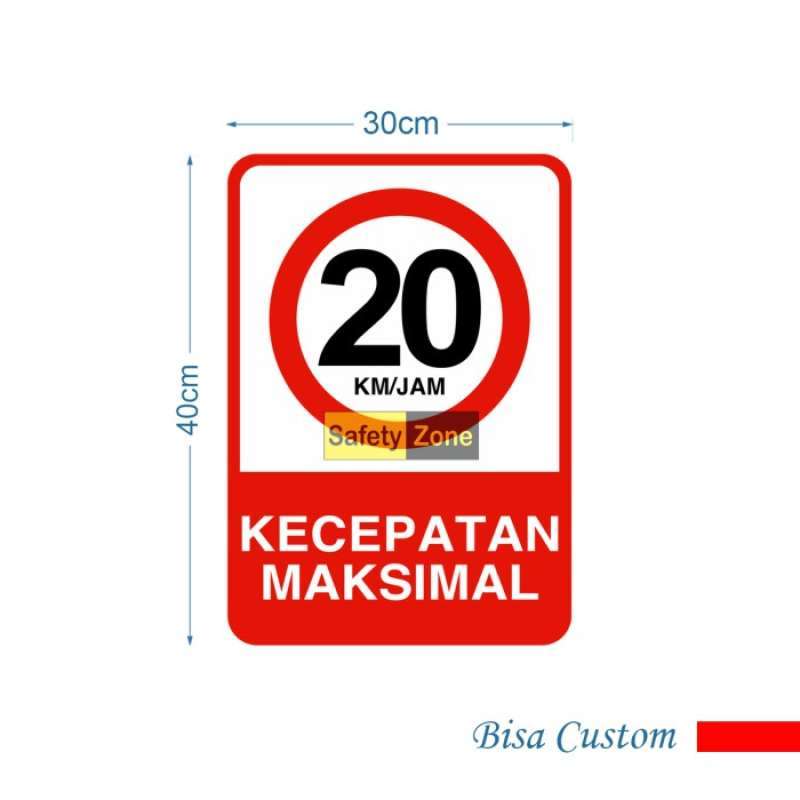 Promo RAMBU KECEPATAN MAKSIMAL 20KM/JAM 30CM X 40CM PLAT ALUMUNIUM ... Promo RAMBU KECEPATAN MAKSIMAL 20KM/JAM 30CM X 40CM PLAT ALUMUNIUM ...