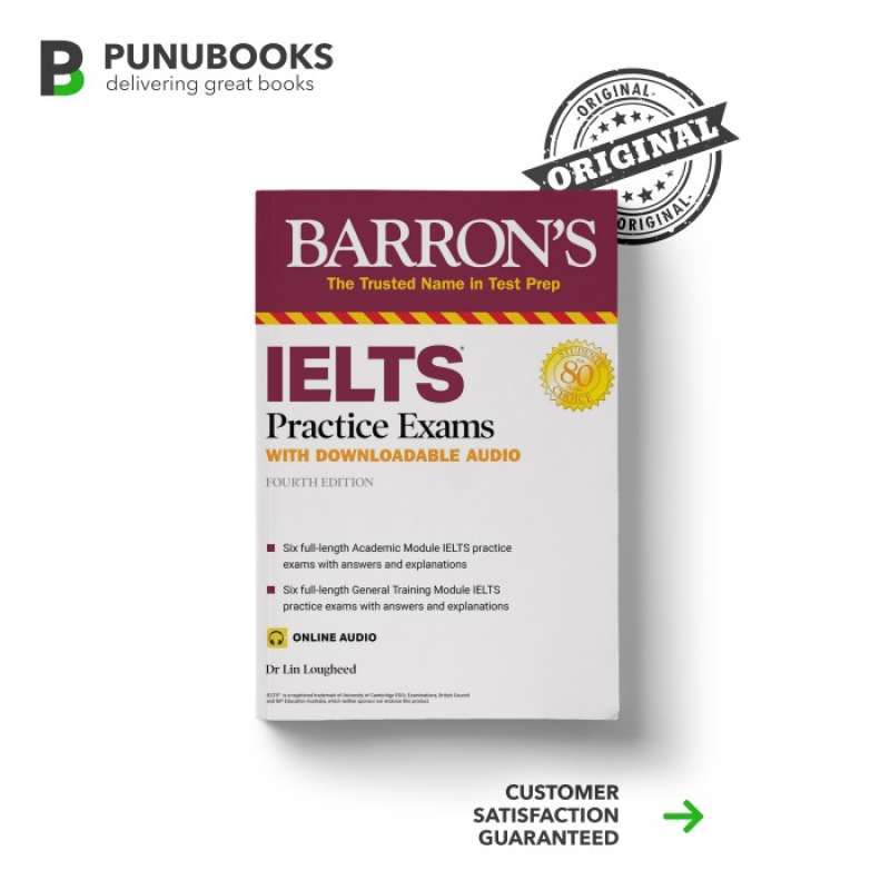 Promo Barron's: IELTS Practice Exams (+Online Audio) by Lin Lougheed Ph ...