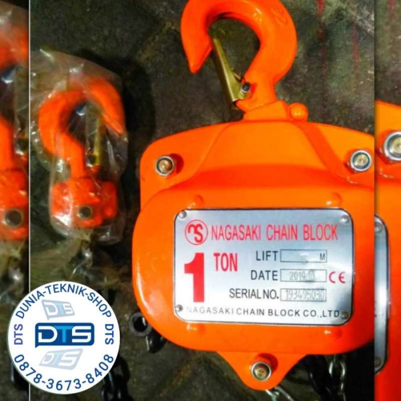 Promo Chain Block 1 Ton 10 Meter Ori Nagasaki Japan Chainblock Takel ...