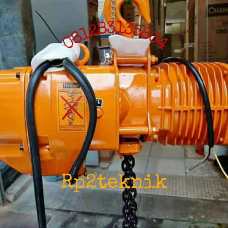 Promo NAGASAKI Electric Chain Hoist 3 Phase 380 volt capacity 1Ton x 6 ...