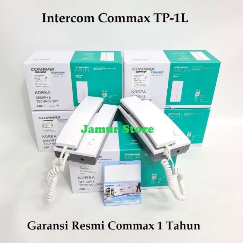 Promo Intercom Commax Tp1L Putih Interphone Commax Tp-1L White Diskon 7 ...