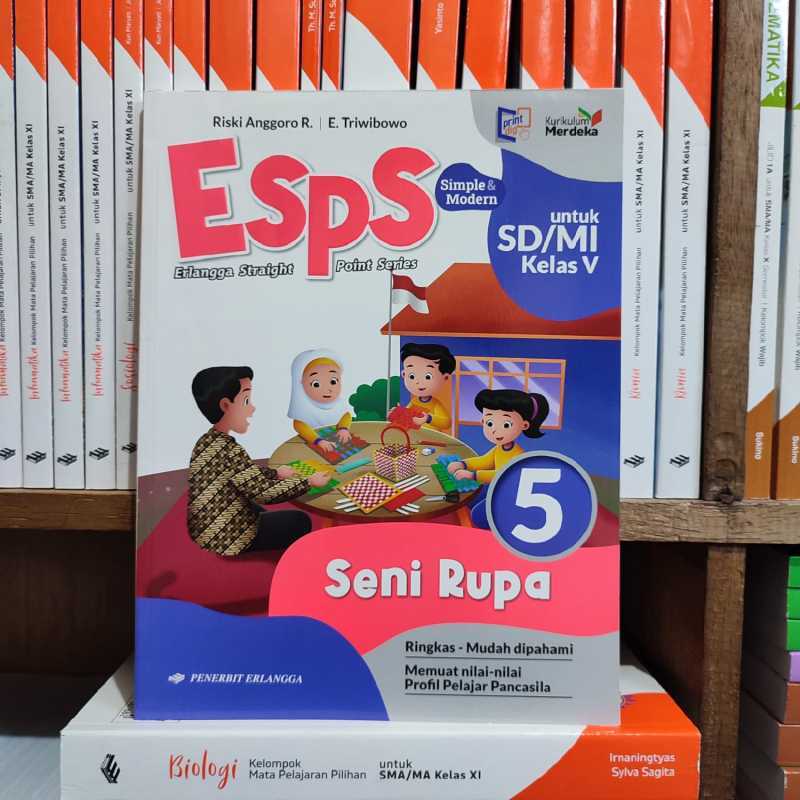 Promo Buku Esps Seni Rupa Kelas 5 Sd Kurikulum Merdeka Erlangga Diskon 23% Di Seller Toko Buku ...