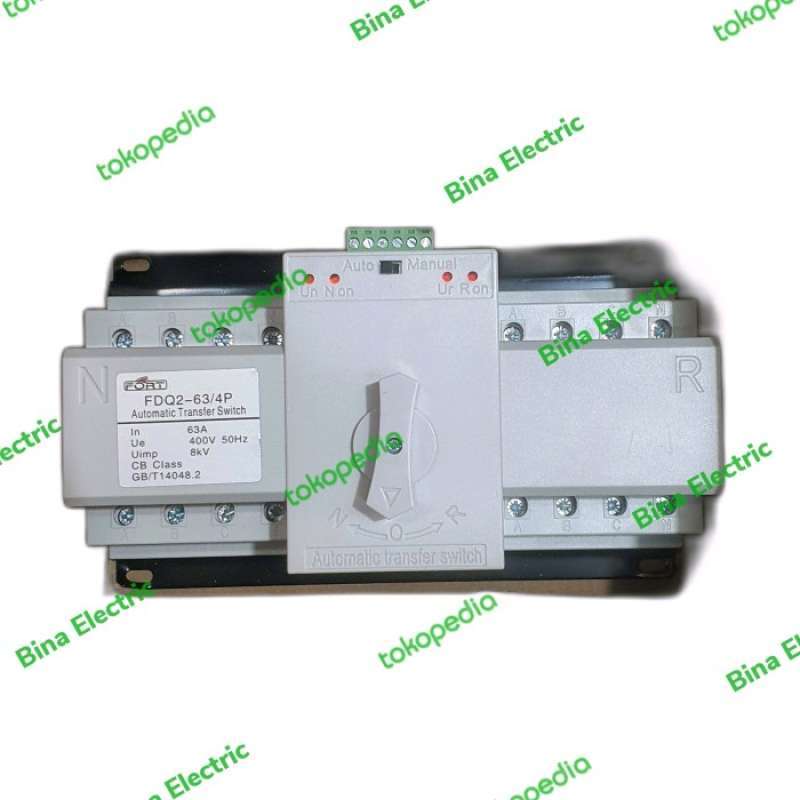 Promo Automatic Change Over Switch Cos Fdq2-63/4 4P 63A Fort Cos 4P 63A ...