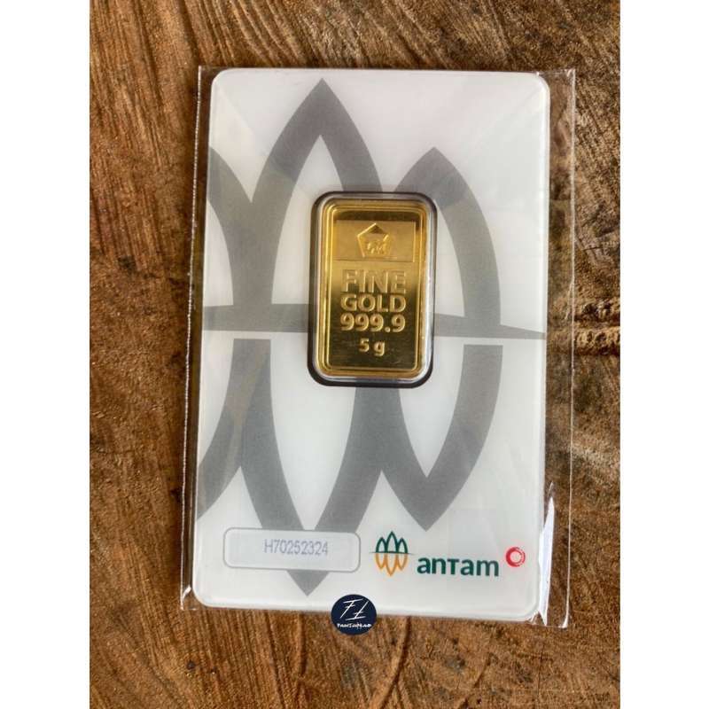 Promo Emas Logam Mulia LM ANTAM 5gram 5 gram 5gr 5 gr Press Certieye ...