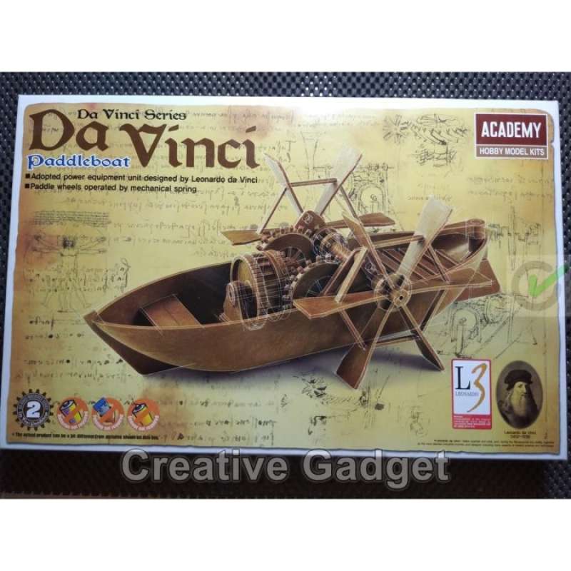 Promo Model Kit Academy - Da Vinci Paddleboat - Perahu Dayung Diskon 23 ...