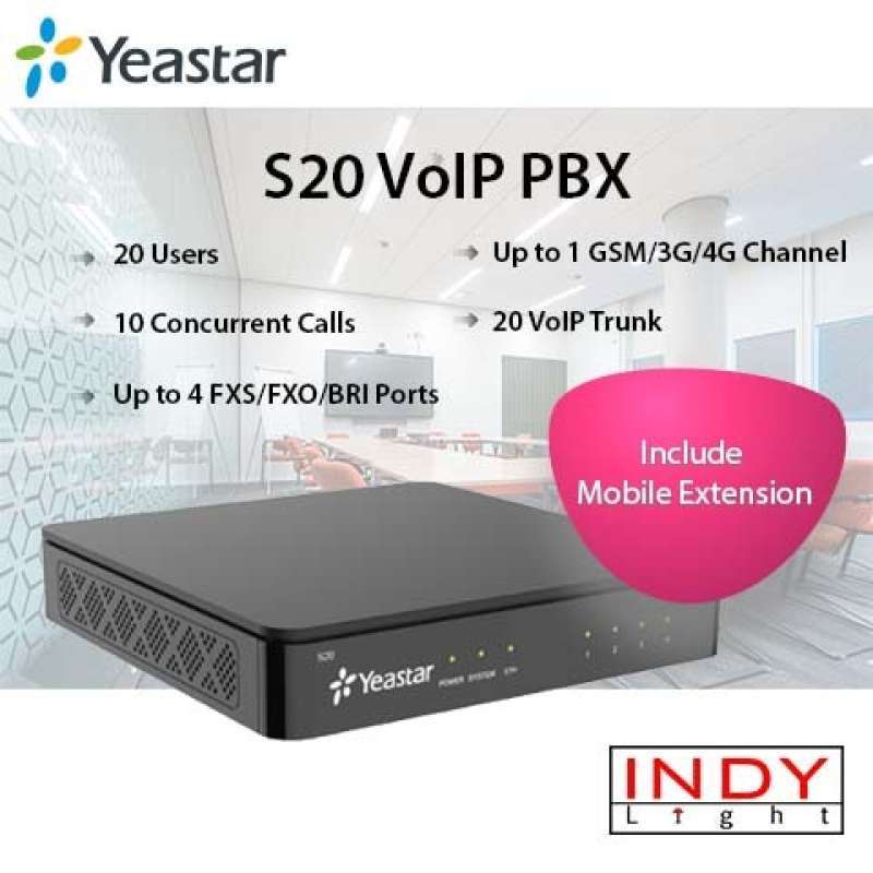 Promo IP PBX PABX VoIP Yeastar S20 Diskon 23% di Seller Rocho Store ...