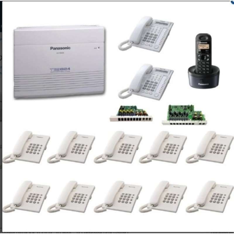 Promo Panasonic PABX KX-TES824 - 8 Lines 24 Extension PBX - Paket C ...