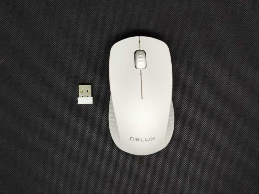Promo Delux M136 New Usb Wireless Optical Mouse Diskon 23% Di Seller ...
