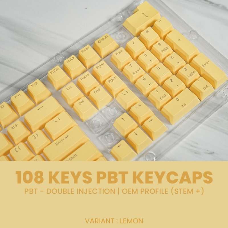 Promo Tombol Mechanical Keyboard Tuts Pbt Keycaps Double Injection ...