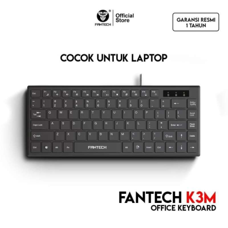 Promo Fantech K3m Keyboard Mini Office Multimedia Diskon 23% Di Seller ...