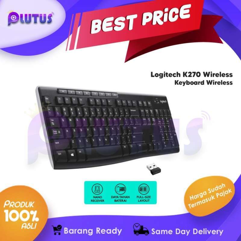 Promo Logitech K270 Wireless Keyboard Diskon 23% di Seller XiXiStore - Pasar Minggu, Kota ...