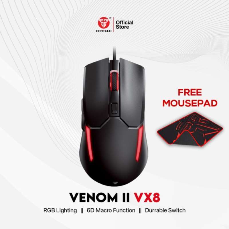 Promo Fantech Venom Ii Vx8 Gaming Mouse Rgb Diskon 23% di Seller ...
