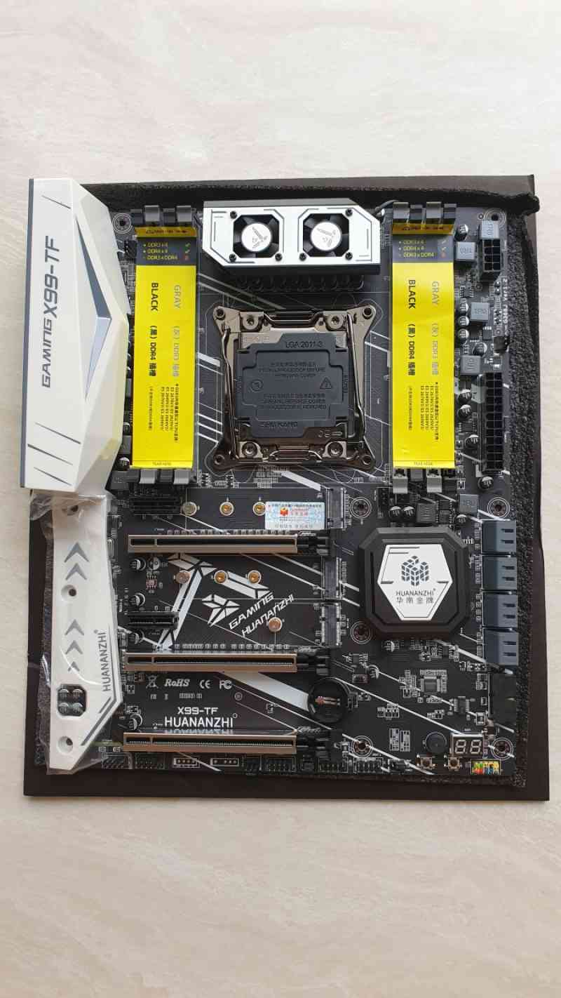 Promo Motherboard X99 Tf Atx Huananzhi Lga 2011 3 Ddr3 Ddr4 Diskon 23