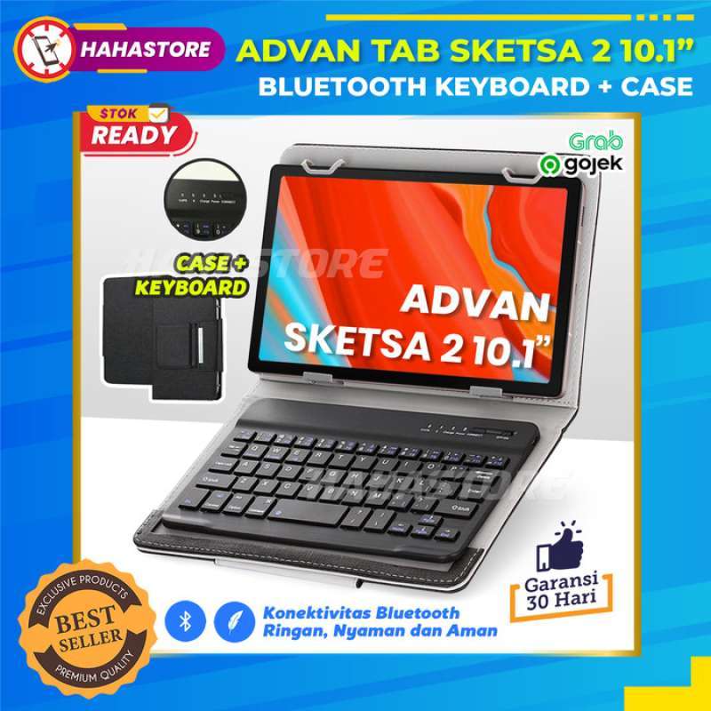 Jual Advan Tab Sketsa 2 10.1 Inch Bluetooth Keyboard Flip Case Book ...