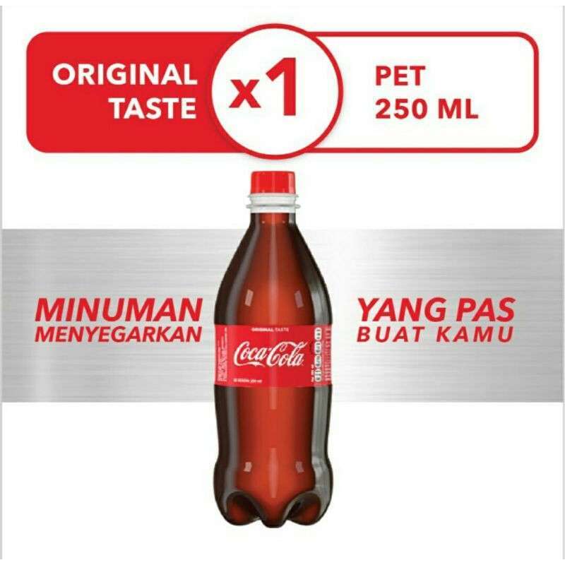 Jual Minuman Berkarbonasi soda COKE Coca Cola 250 ml Rasa Original di ...