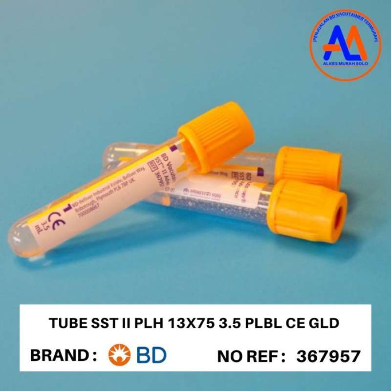 Promo Tabung Bd Vacutainer Sst Ii Advance 3.5ml Ce Gld Diskon 17% Di ...