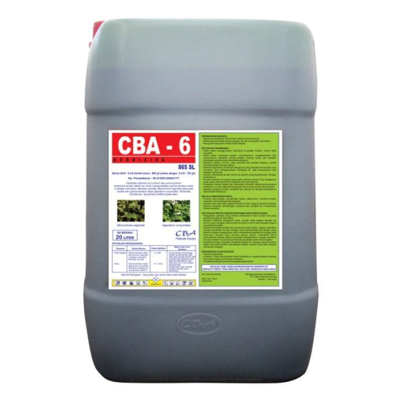 Promo Herbisida 2.4-d Dimetil Amina Cba-6 865 Sl Ukuran 20 Liter Diskon 17% Di Seller Mahanani ...