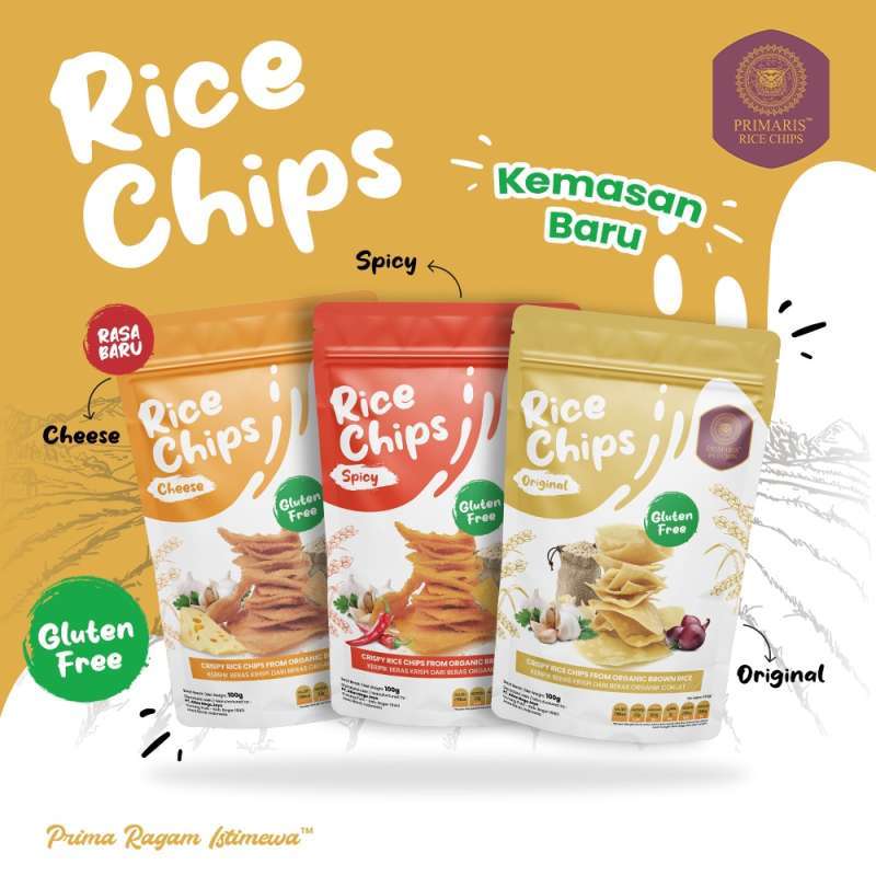 Jual Primaris Rice Chips Di Seller Primaris Indonesia Official Store ...