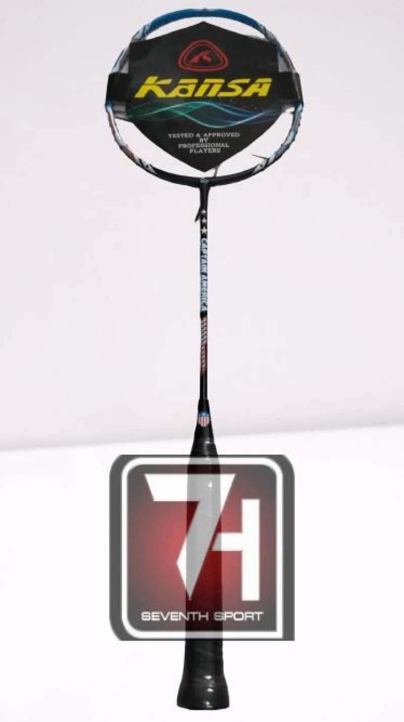 Promo Svp RAKET BADMINTON KANSA CAPTAIN AMERICA LIMITED EDITION MADE IN ...
