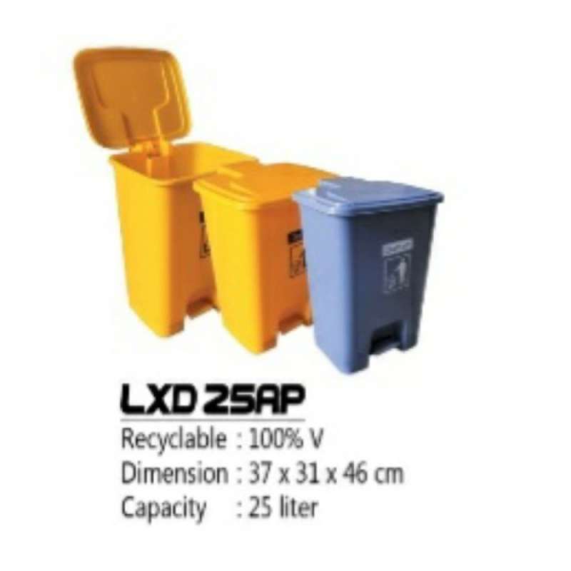 Jual bak sampah besar outdoor 40L 50L 80L 100L 120L 240L dustbin HDPE di Seller Graha Premier ...