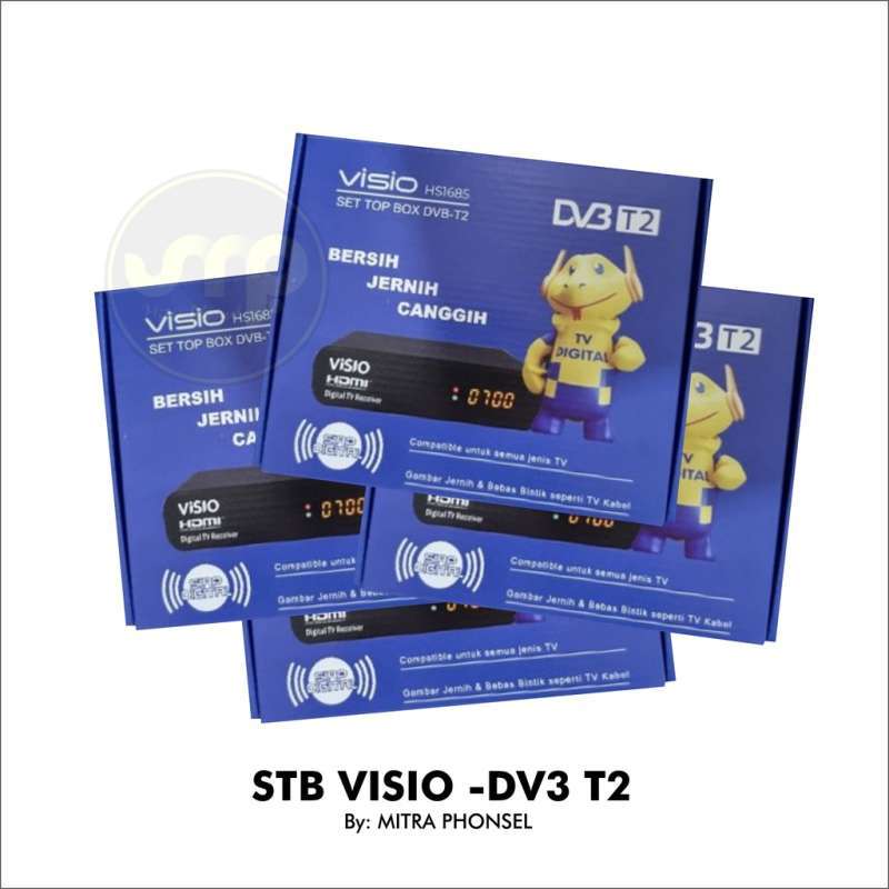 Jual Set Top Box Stb Dvb T2 Digital Visio Hs1685 Original ...