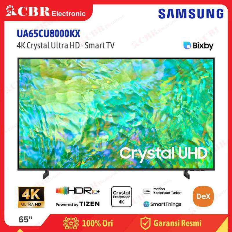 Jual TV SAMSUNG 65 Inch LED 65CU8000KX (4K Crystal UHD-Smart TV) di Seller CBR Elektronik Batam ...