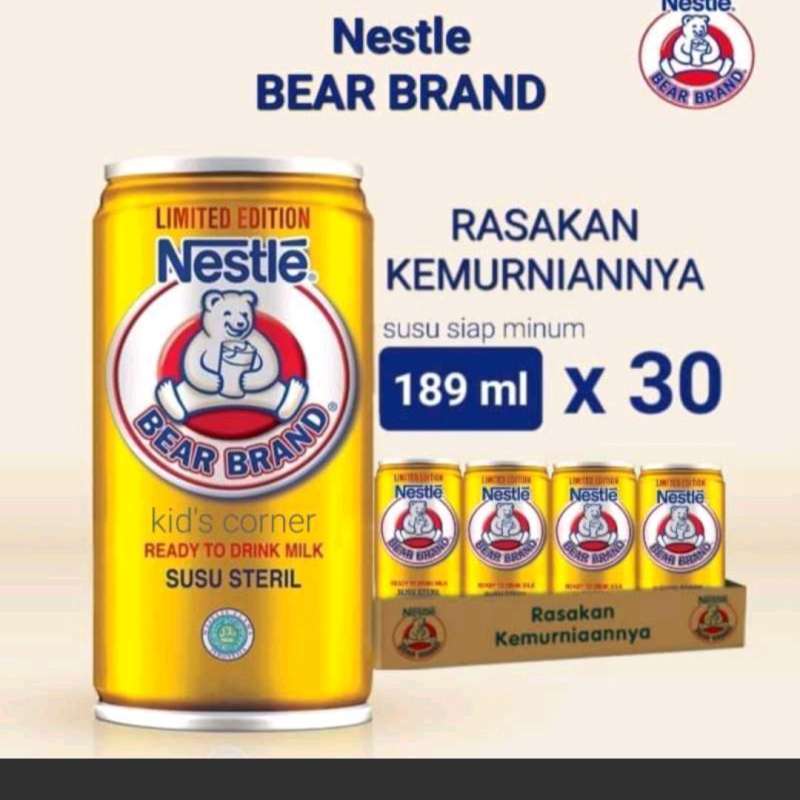 Jual BEAR BRAND Susu Beruang Susu Steril GOLD Limited Edition [189 ml ...