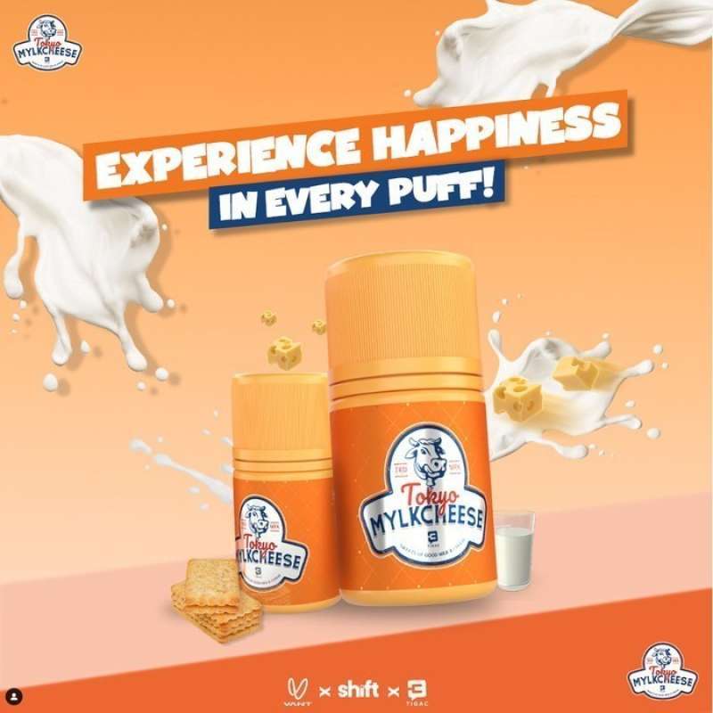 Jual Tokyo Mylkcheese Sweets of Good Milk & Cheese 60ML by Tigac ...