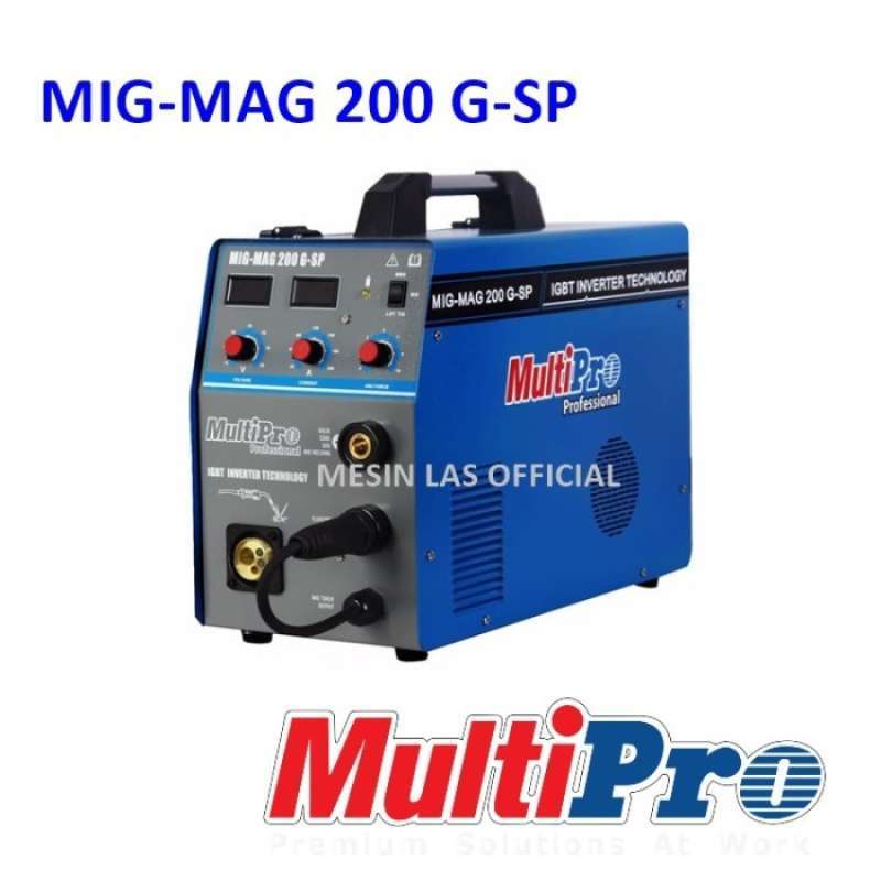 Jual Mesin Las Multipro Mig Mag 200 Gsp 3 In 1 Tanpa Gas Co Mma Tig Argon Di Seller Himaga Store ...