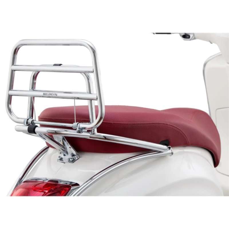 Promo Rear Carrier / Back Rack Chrome Vespa Sprint / Primavera Ginal ...