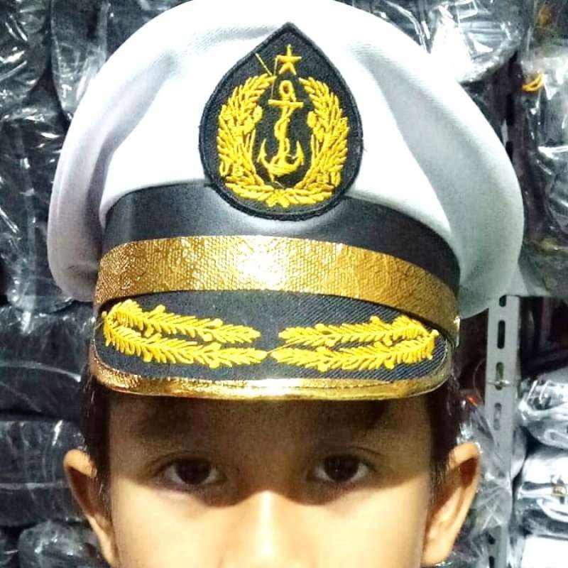 Promo Topi Al ( Angkatan Laut) Anak Diskon 23% Di Seller Ally Store ...